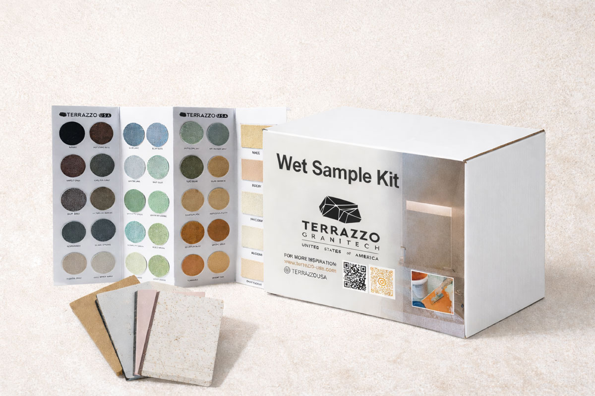 Plaster Samples - Terrazzo GraniTech